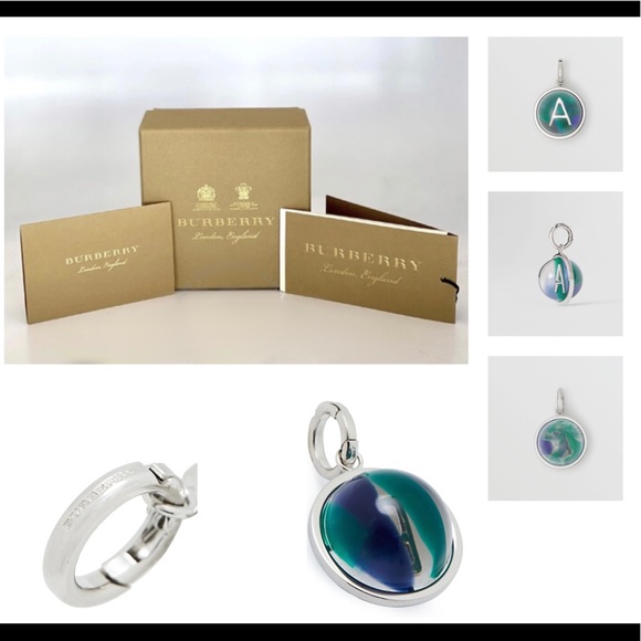 Burberry | Accessories | Burberry Various Initials Silver Marble ...